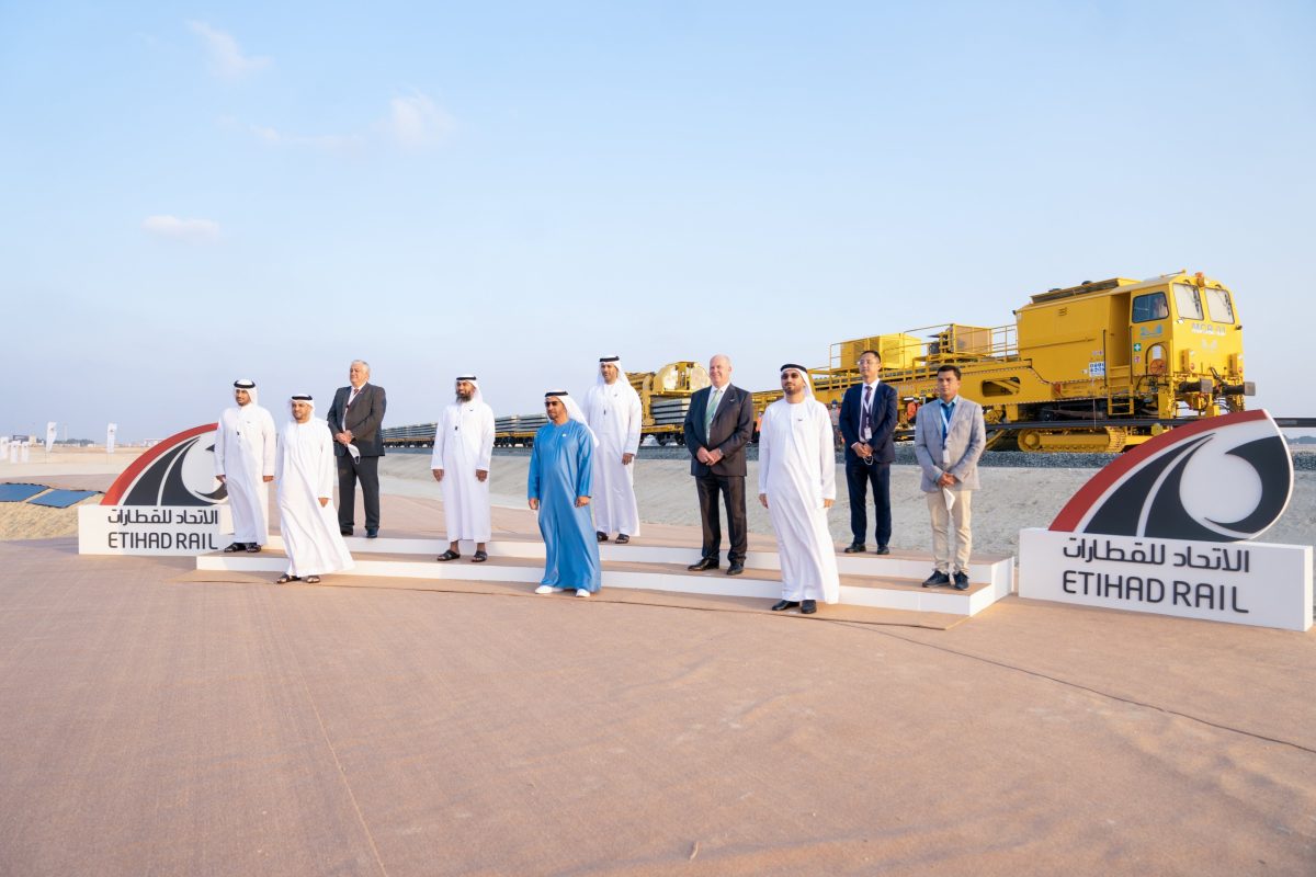 Track Laying Works Begin for Package A for Stage 2 of Etihad Rail ...