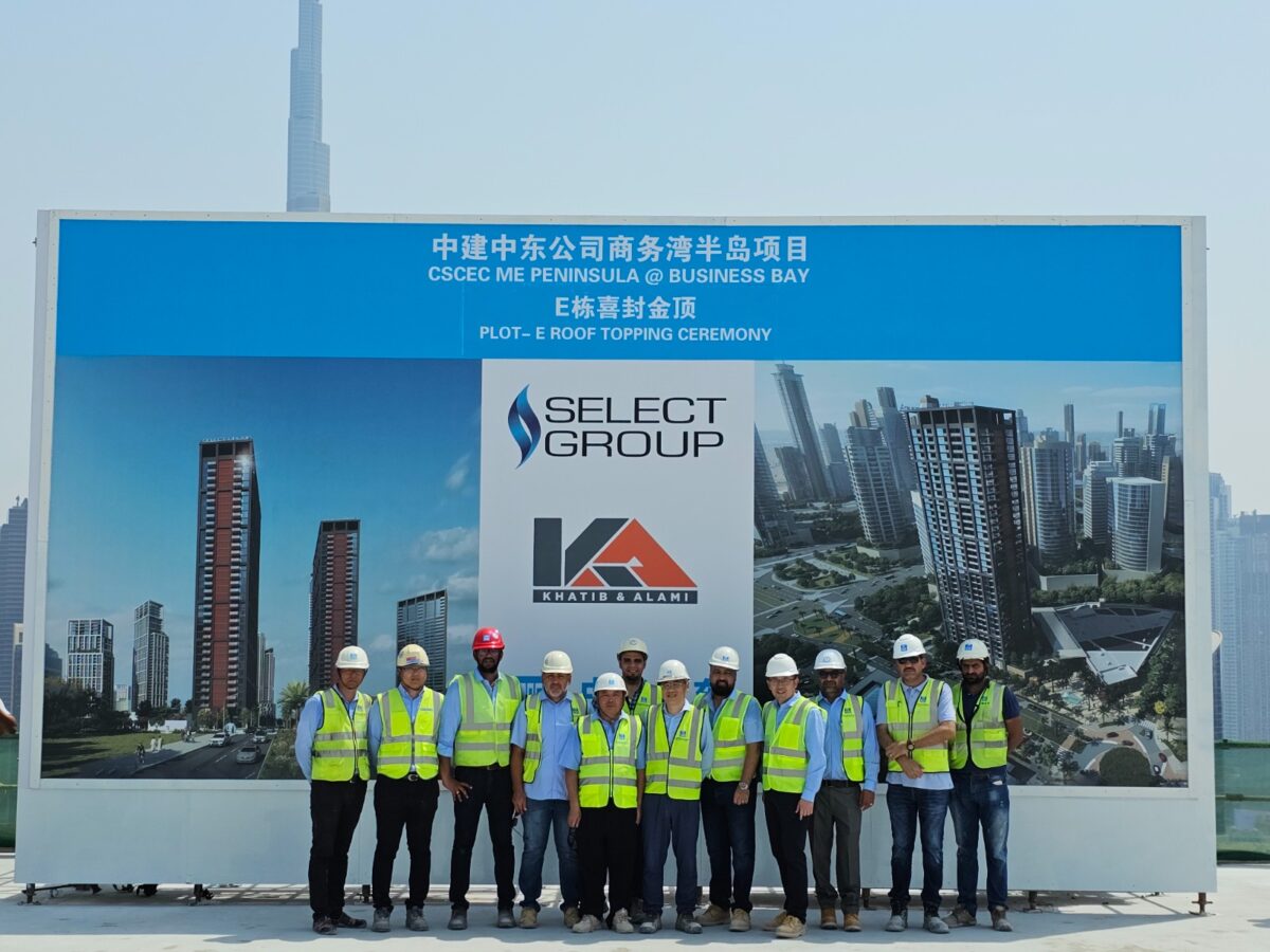 Peninsula Project @ Business Bay Plot-E Roof Topping Completed – China ...