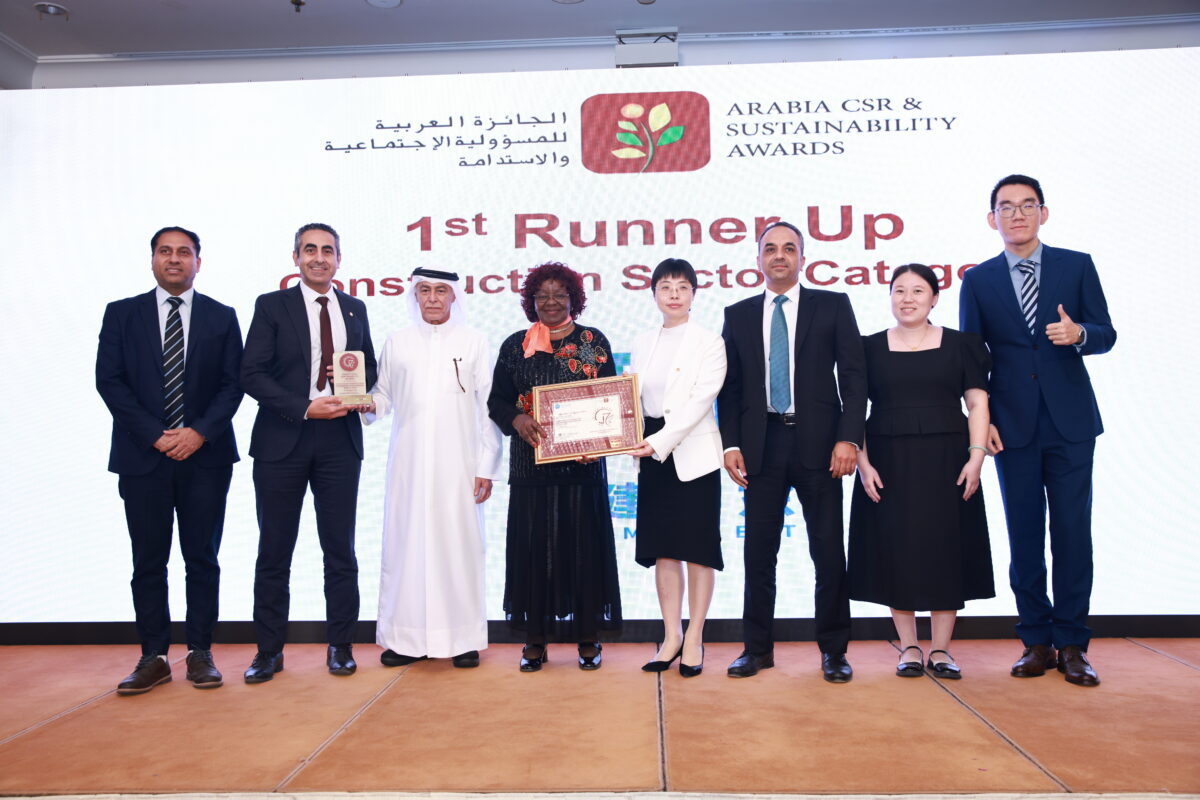 CSCEC ME Won Arabia CSR & Sustainability Awards for the Fourth ...